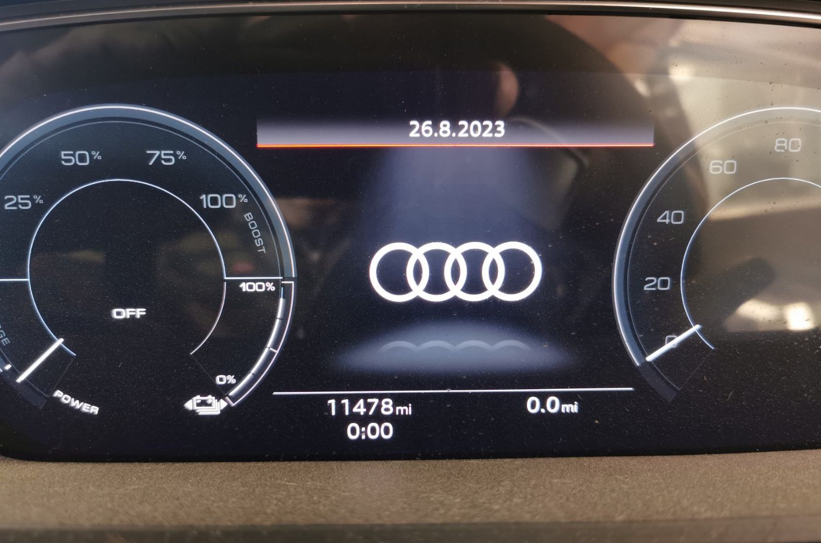 Used AUDI e-tron Sensor on the rear hub 4M0907503