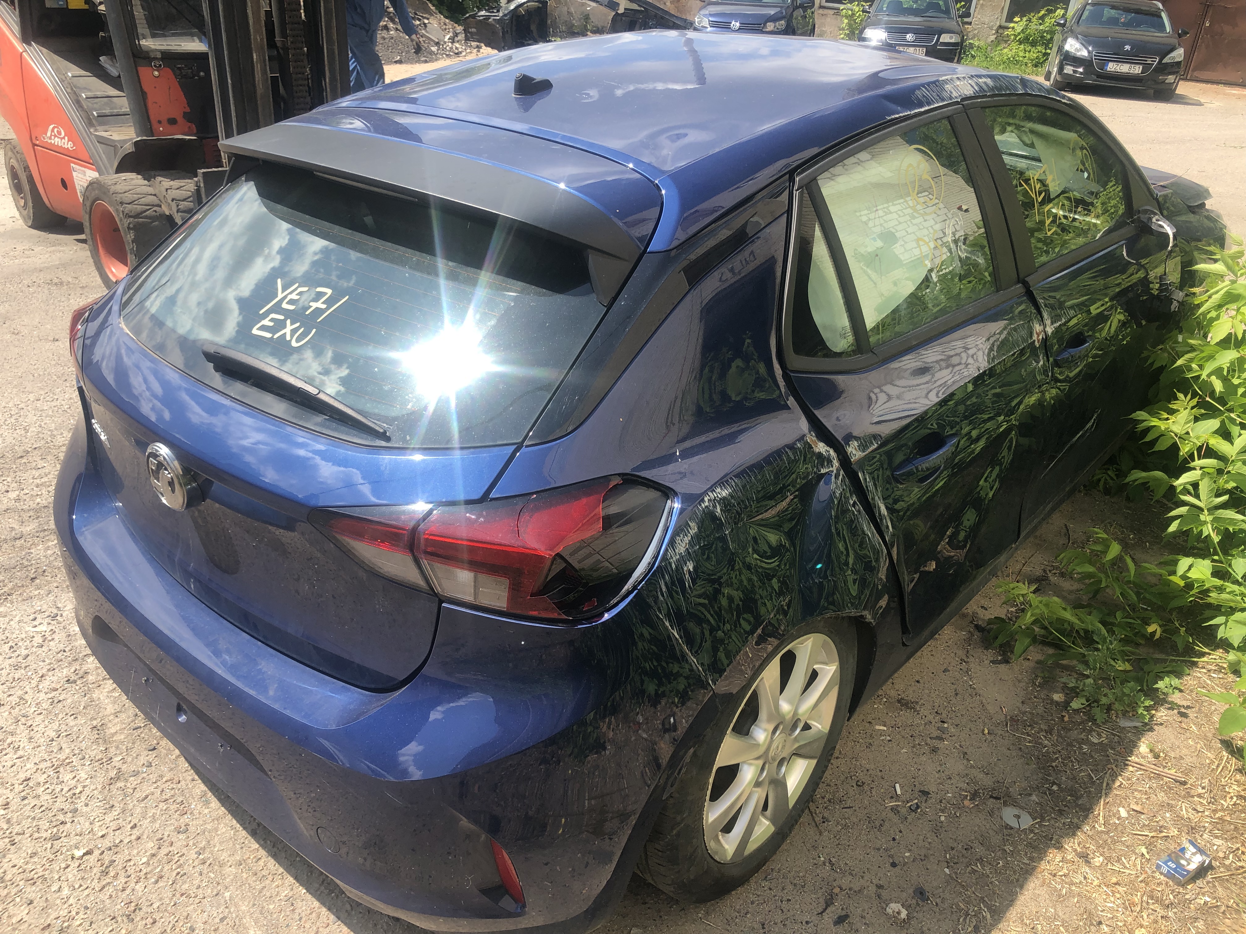 Used Opel Corsa Cooling fan and its parts 9823959280