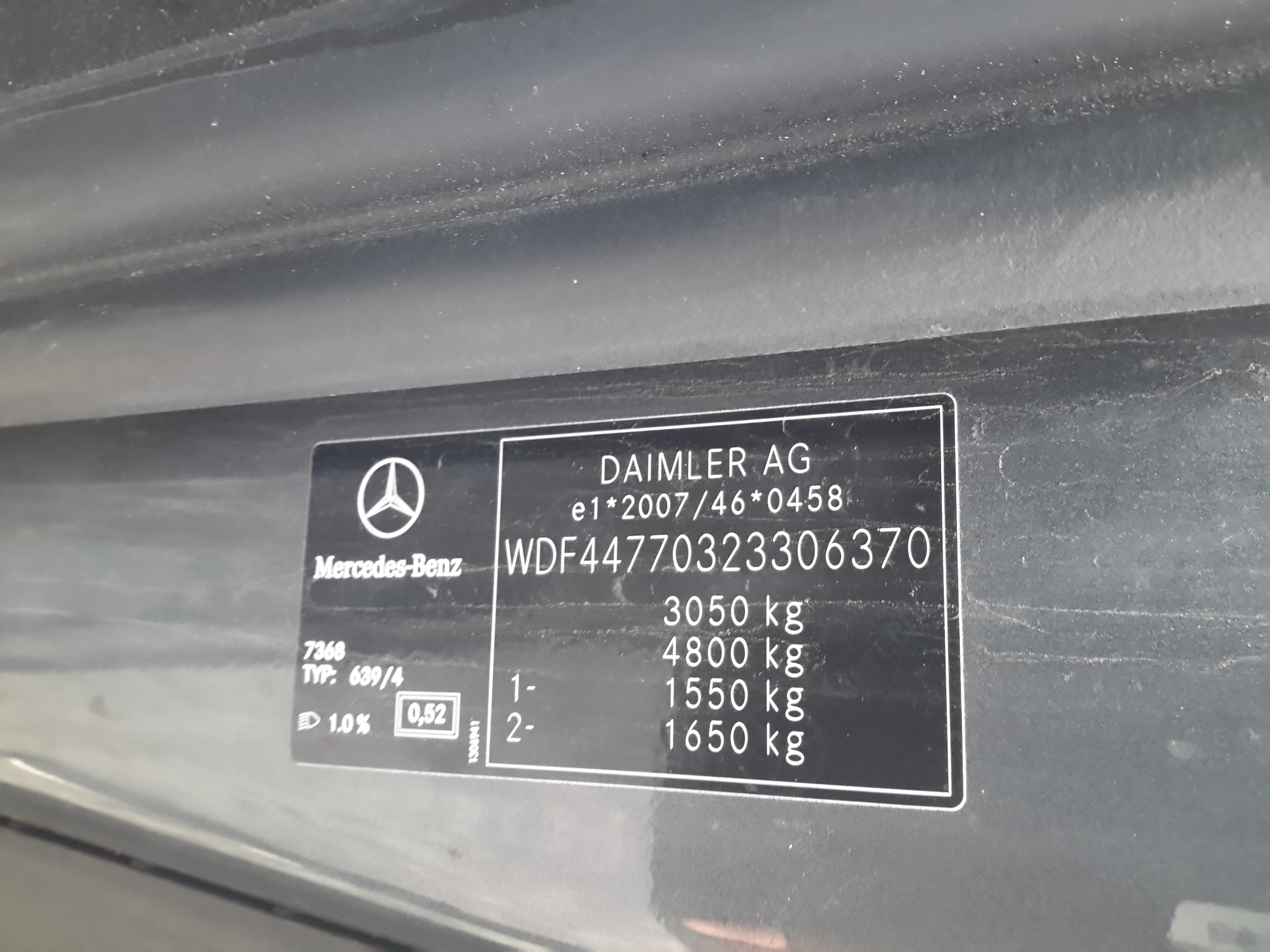 Utilisé Mercedes Benz Vito products.Slankiojančių durų pavaža A4477660737