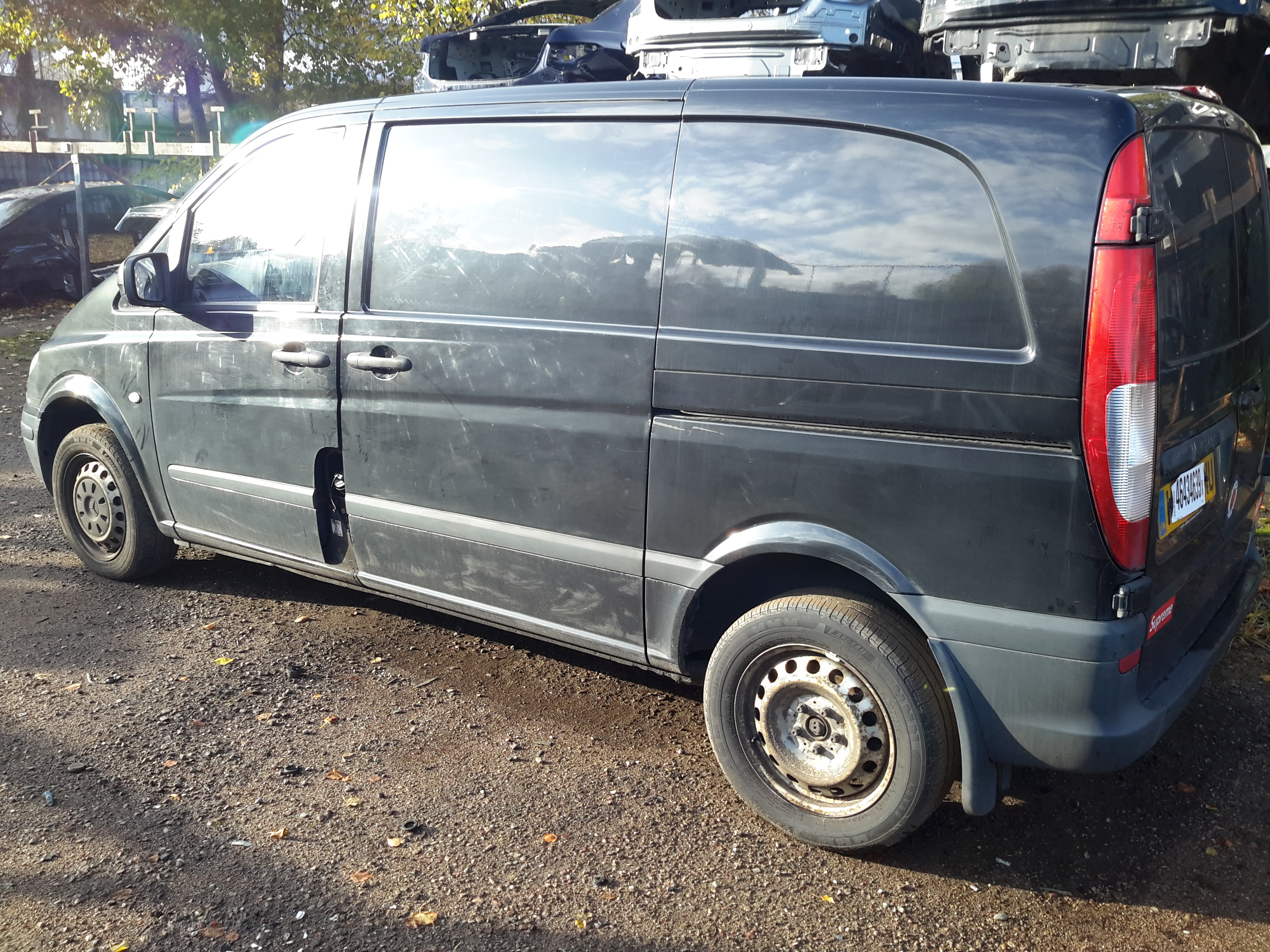Used Mercedes Benz Vito Sliding door frame decoration A6396913008