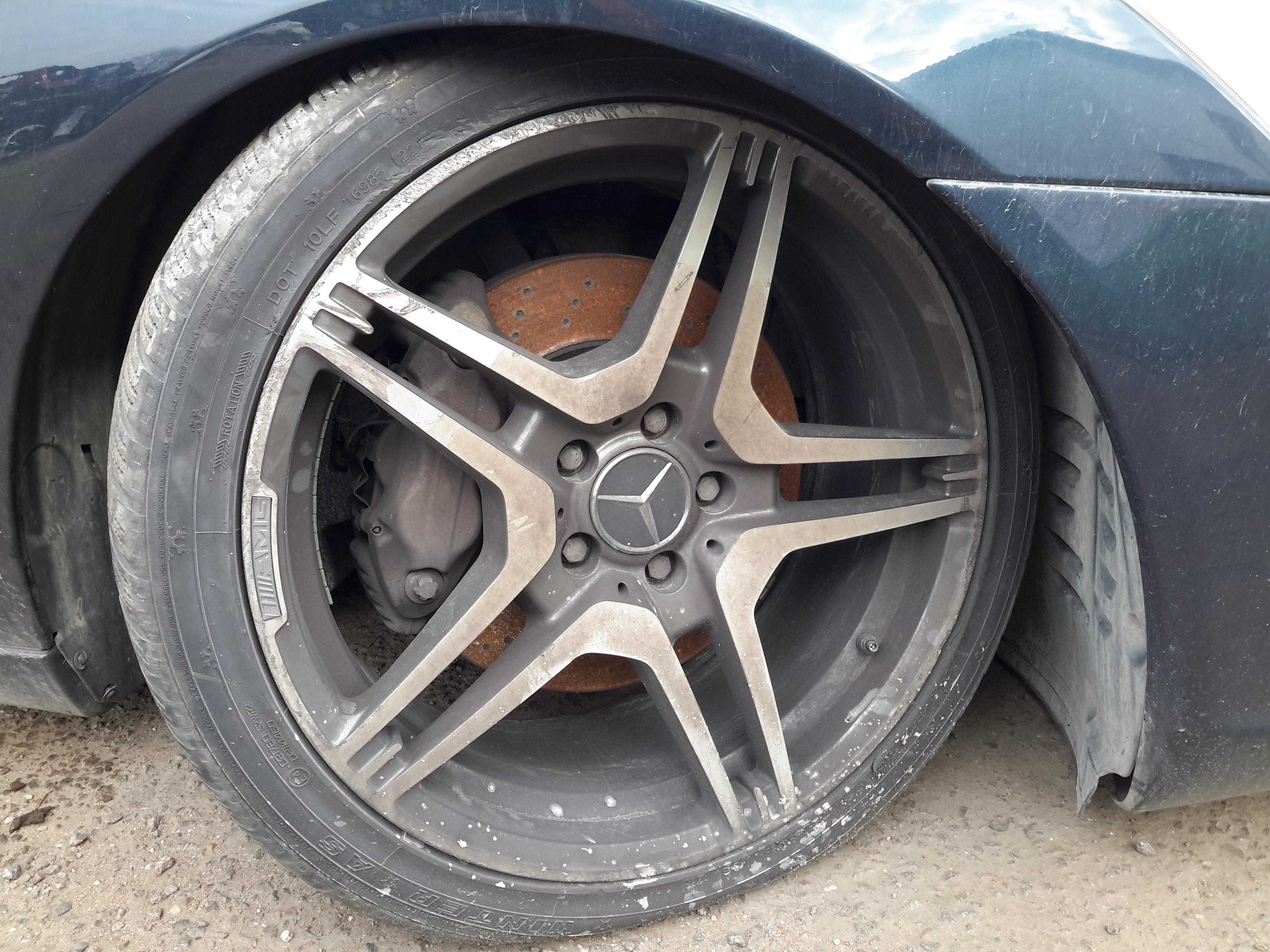 Used Mercedes Benz S-Class Front wing A2218800218