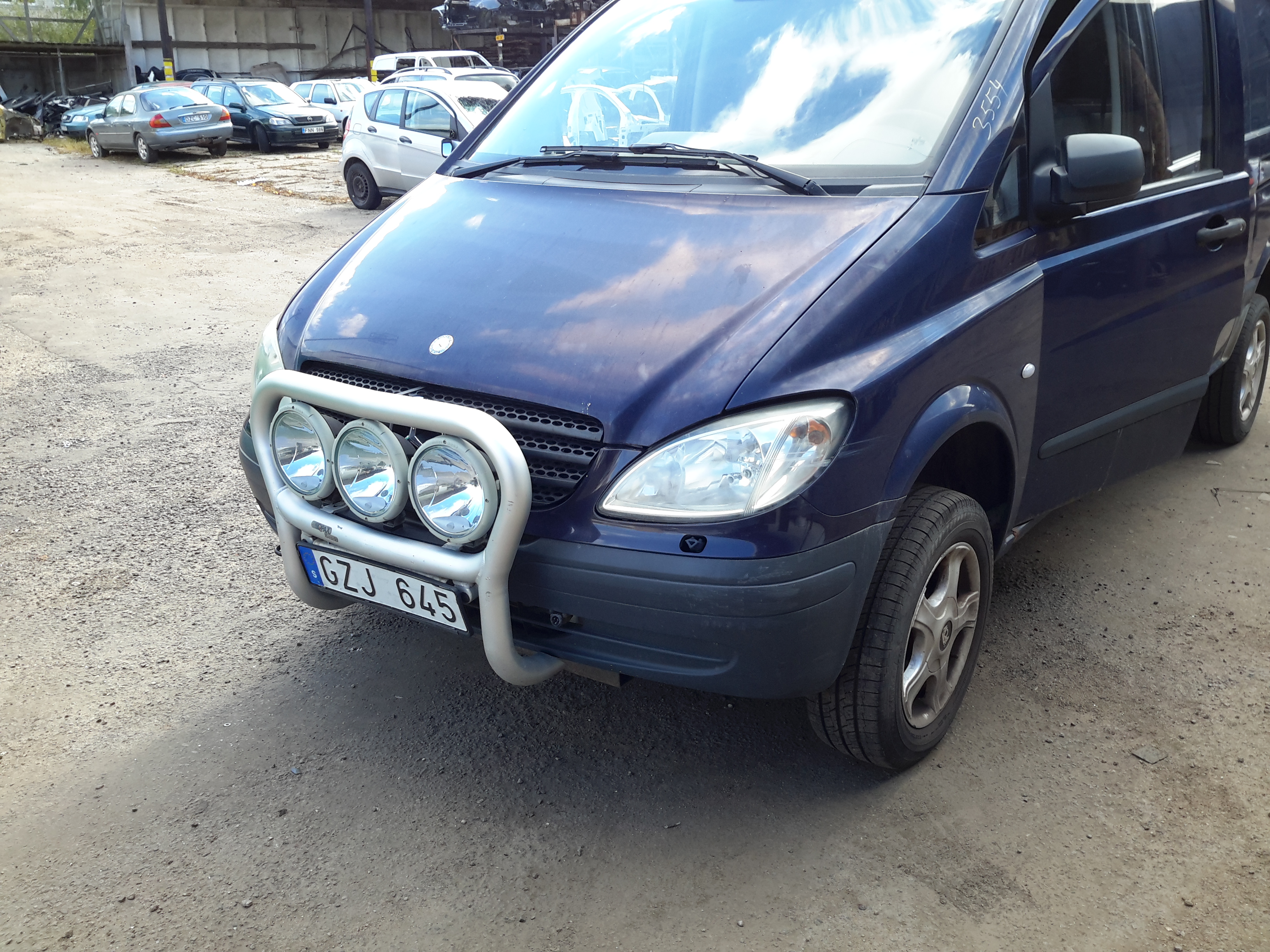 Used Mercedes Benz Vito Sliding door frame decoration A6396913208