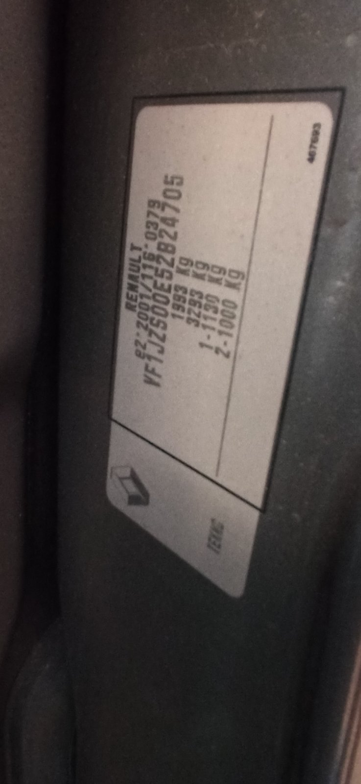 Used RENAULT Scenic Rear bumper 850B29124R