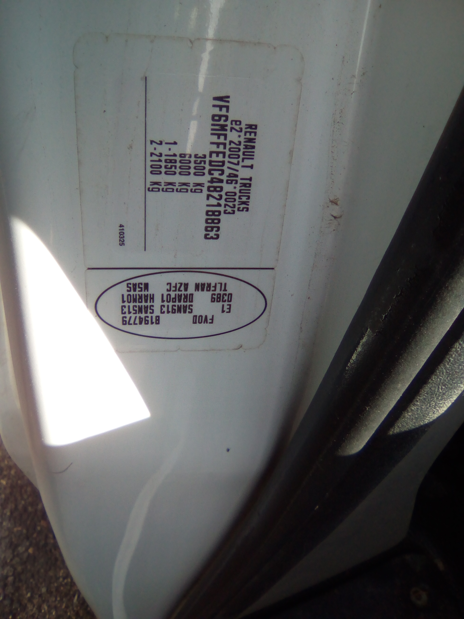 Naudotas RENAULT Master Slankiojančių durų juosta 828200148R