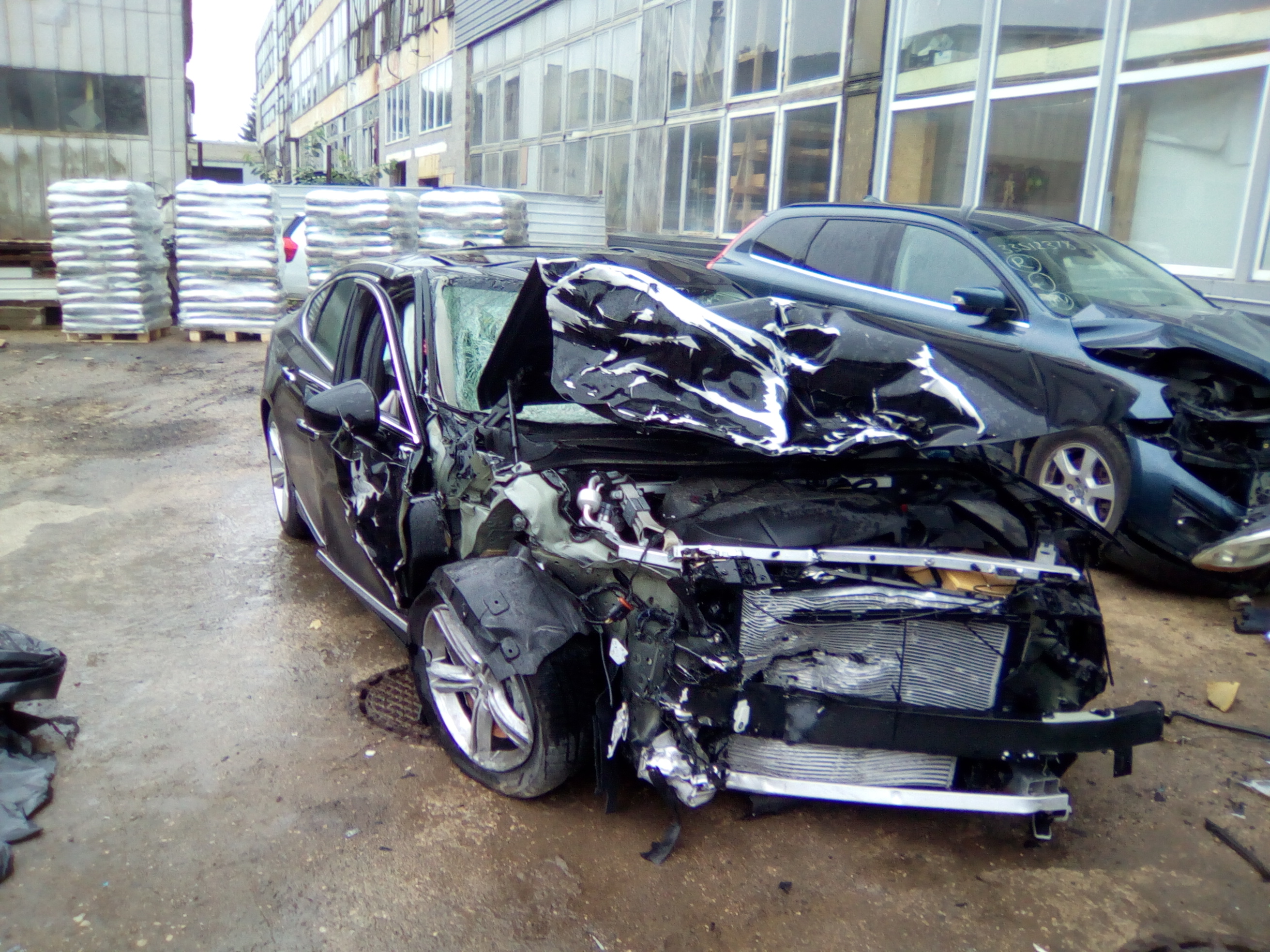 Naudotas VOLVO S90 Galinių šoninių durų juostelė prie stiklo išorinė ...